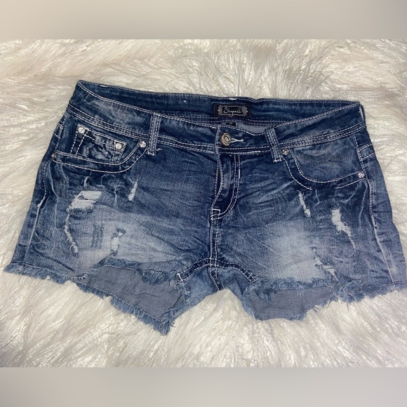 Shyanne | Shorts | Shyanne Distressed Blue Jean Shorts | Poshmark
